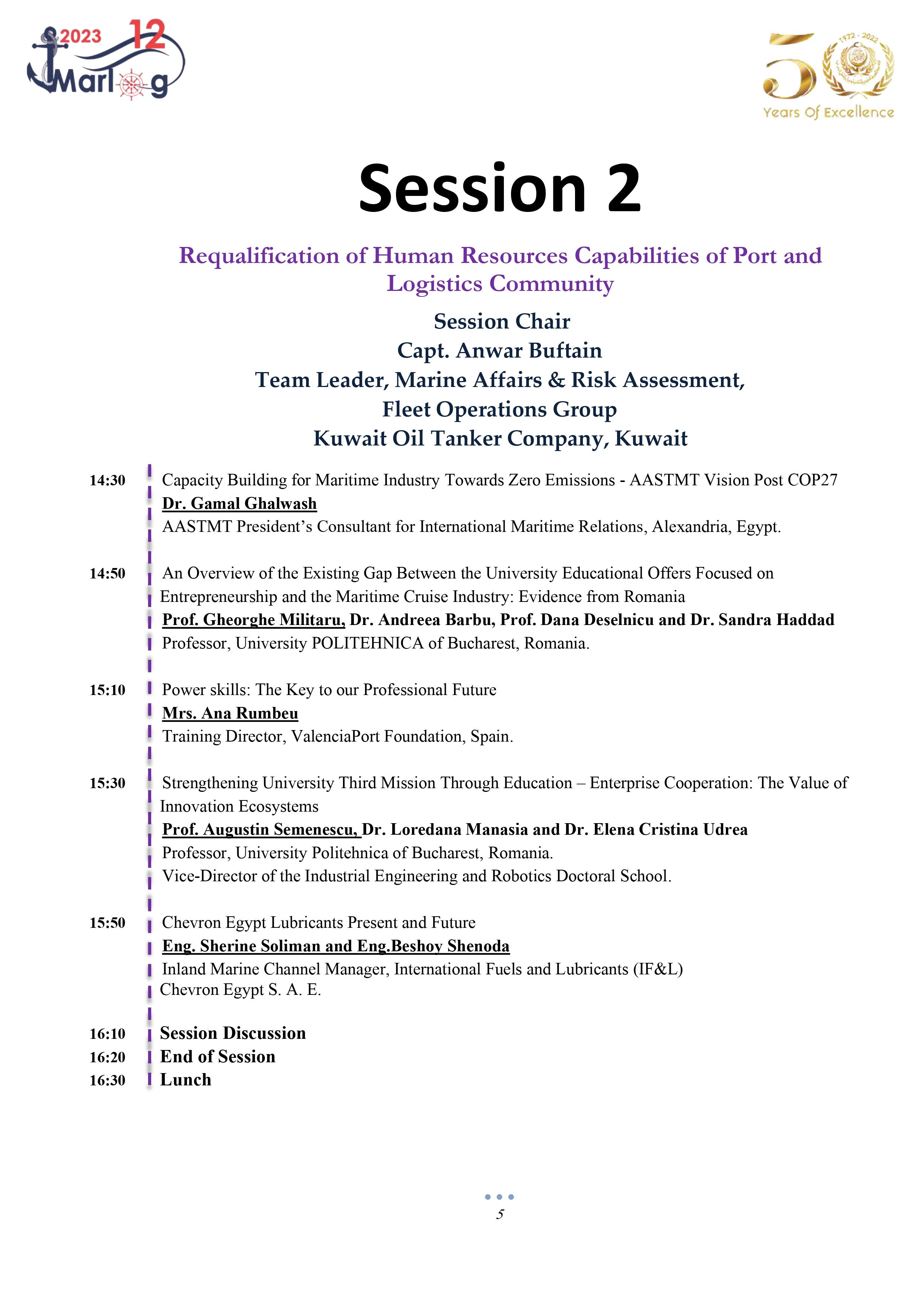 Marlog 2023 | Full Program