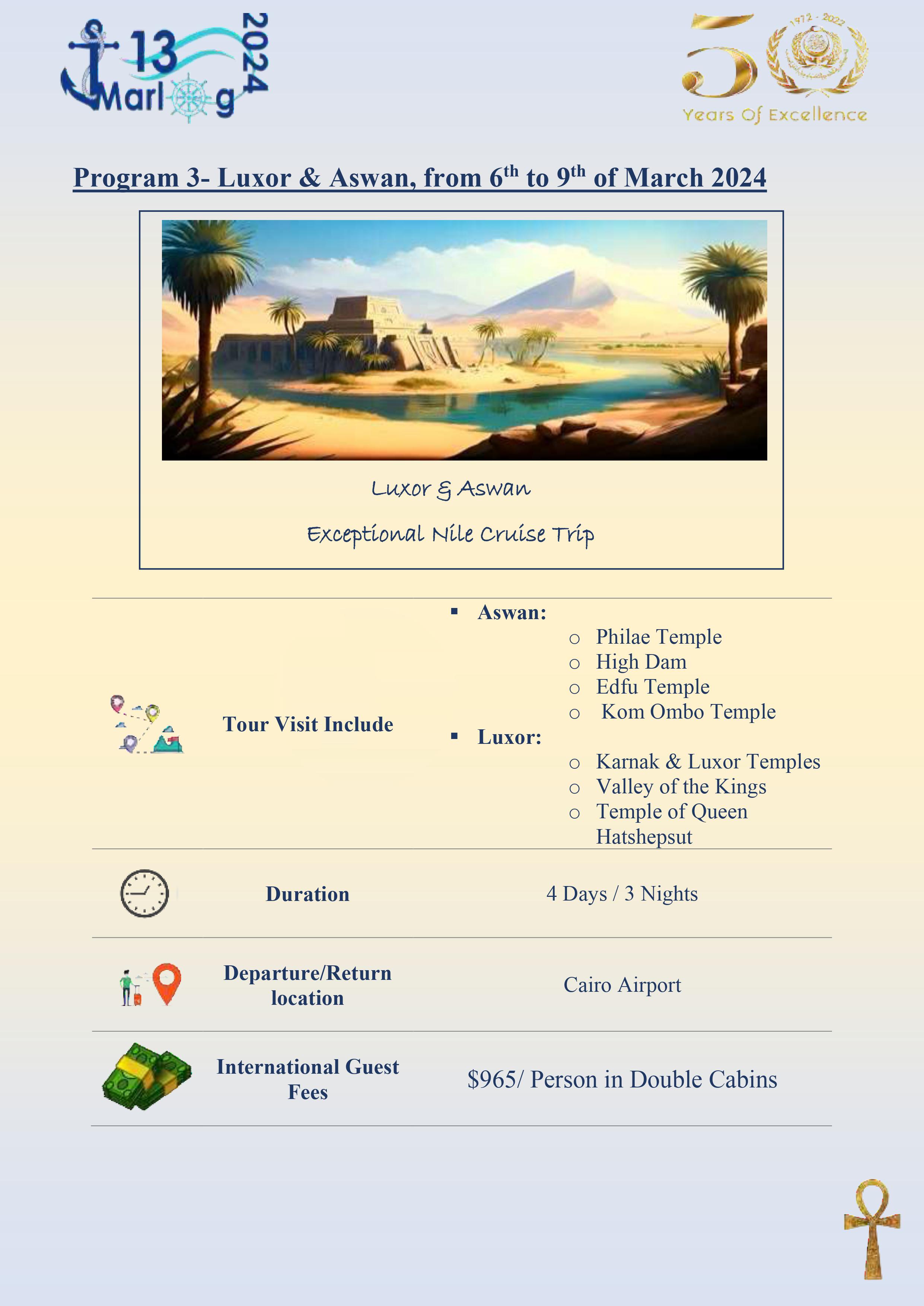 Marlog 2025 | Social Program